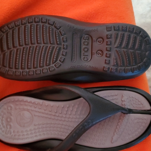 CROCS | Shoes | Athens Crocs Flip Flops | Poshmark